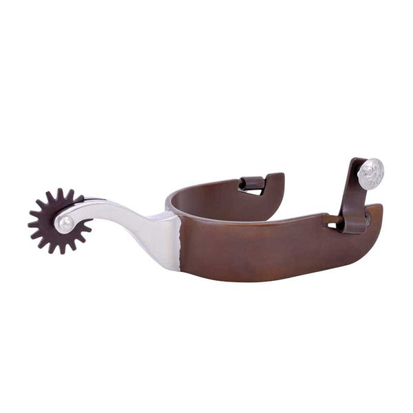 TWO-TONE ROCK GRINDER MENS SPURS – Rockin W Ranch Saddlery