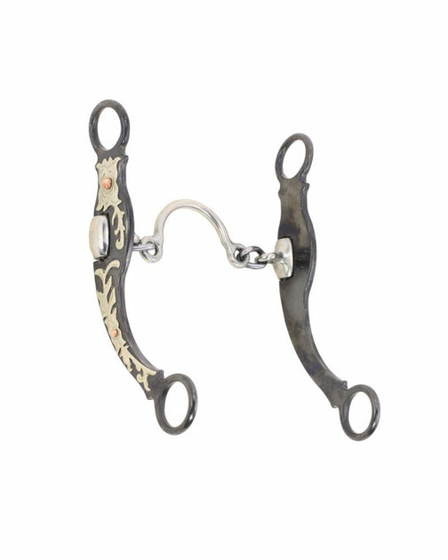 COWBOY FILIGREE - WIDE PORT CHAIN BIT | Rockin W Ranch Saddlery