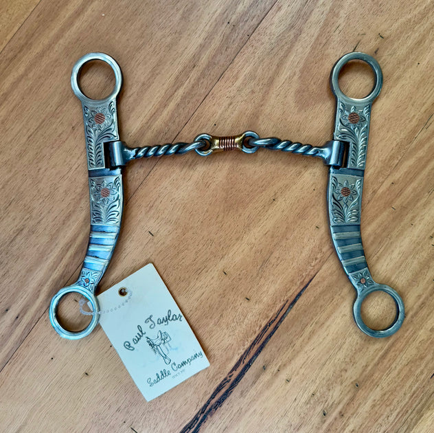 COWBOY FLORAL - TWISTED DOG BONE BIT | Rockin W Ranch Saddlery