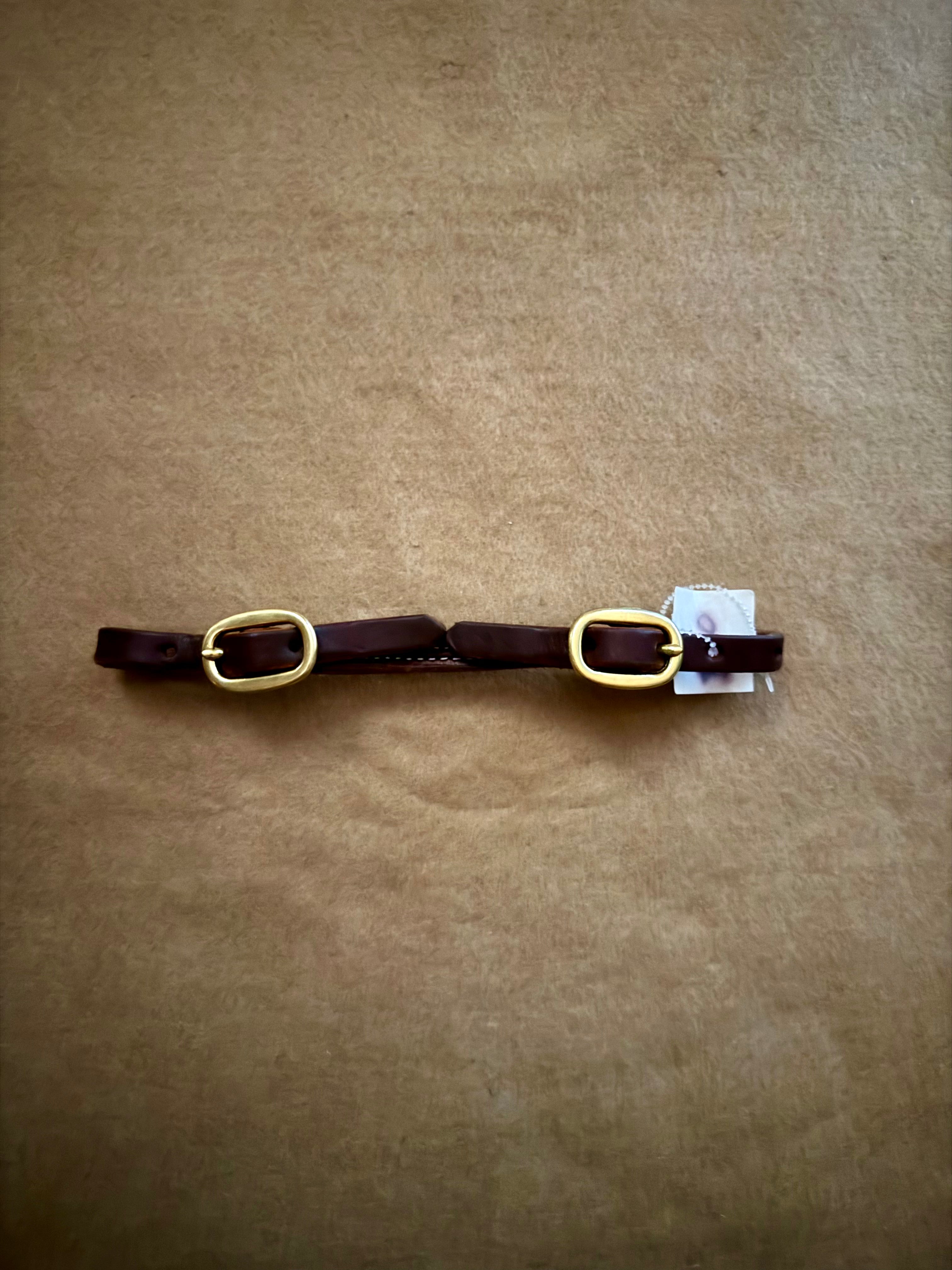 Oiled Double Stitched Curb Strap – Rockin W Ranch Saddlery