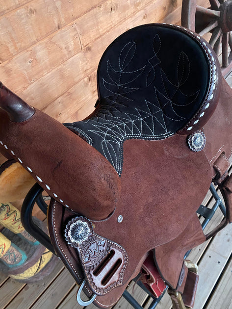 Rockin W Barrel Saddle | Rockin W Ranch Saddlery